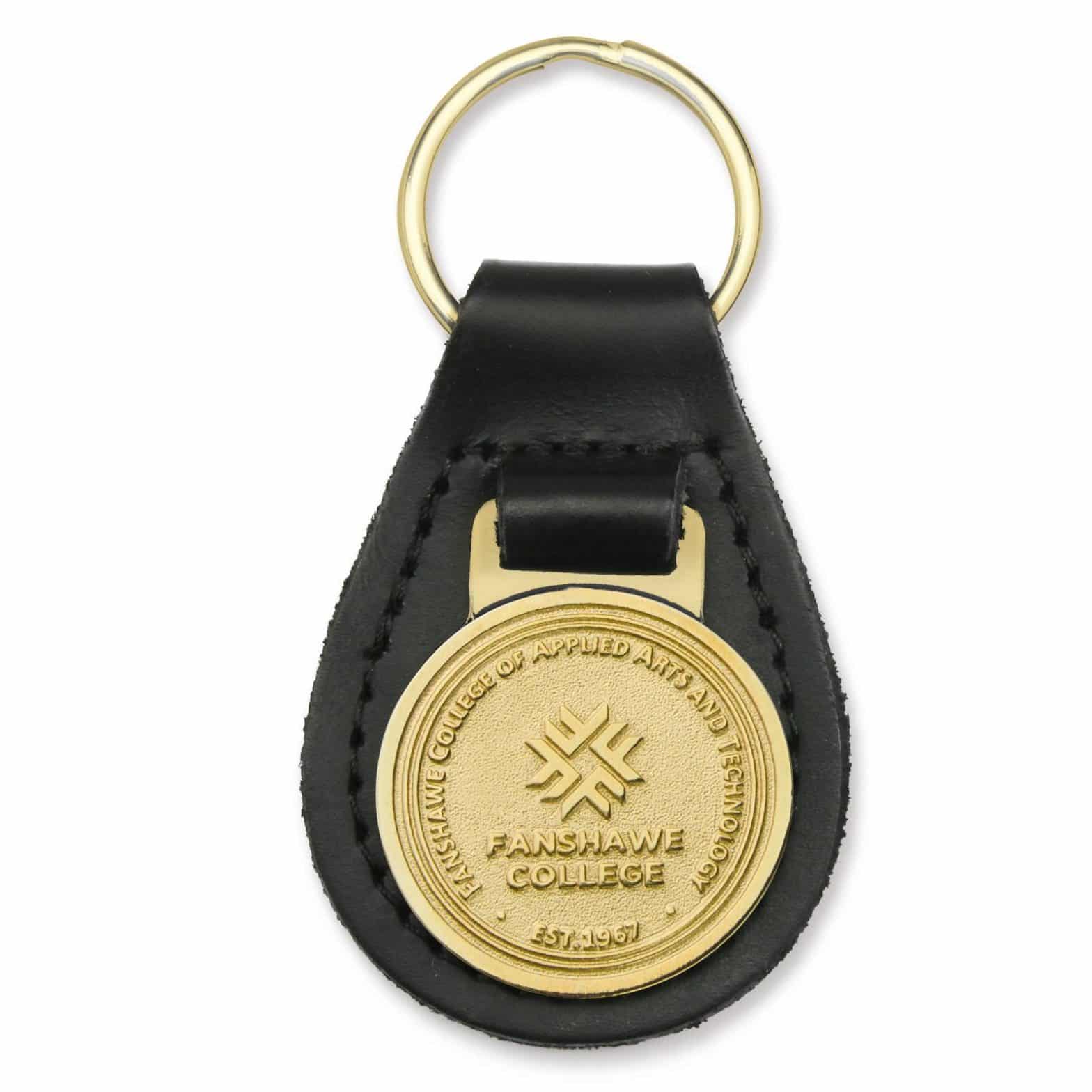Popular Custom Key Tags for Promotional Marketing , Leather & Cast